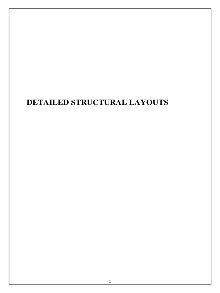 Detailed Structural Layouts | PDF | Spar (Aeronautics) | Fuselage