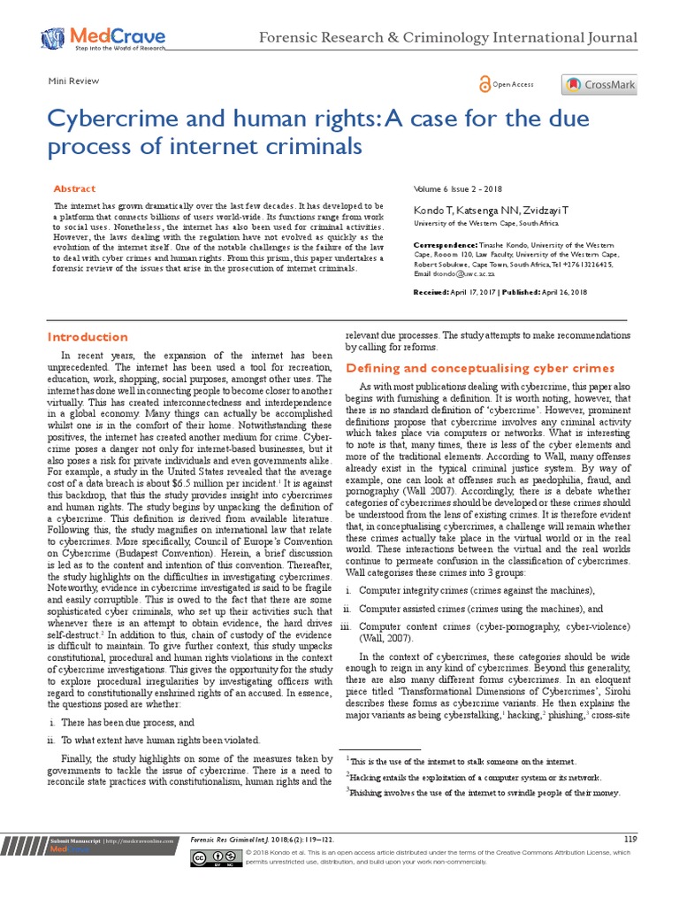 Cyber Crime and Human Rights | PDF | Cybercrime | European Convention On Human Rights