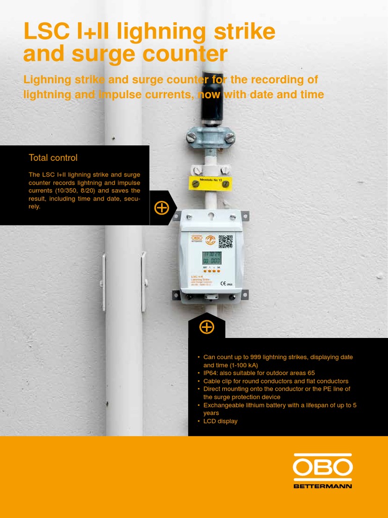 Lightning Strike and Surge Counter | PDF | Lightning | Electrical ...