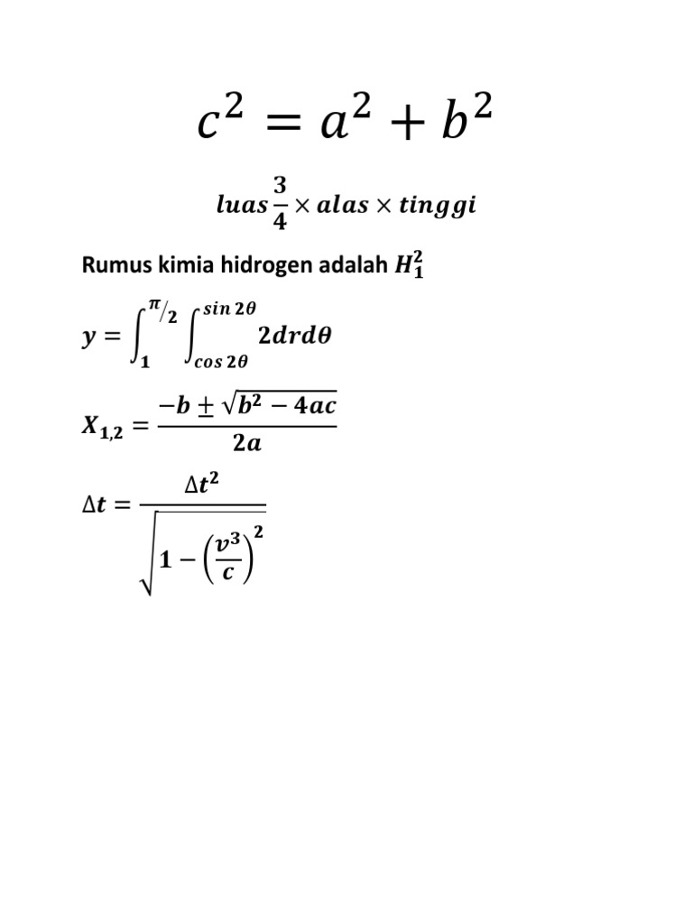 Latihan Equation | PDF