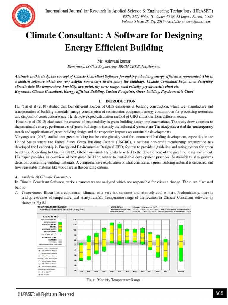 Climate Consultant: A Software For Designing Energy Efficient Building ...