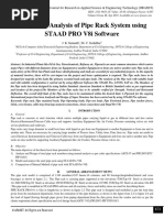 Pipe Rack Design | PDF | Beam (Structure) | Structural Steel