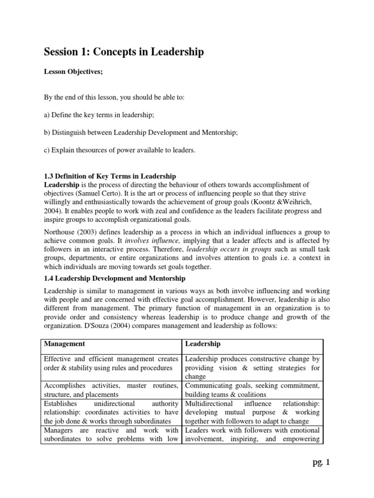 Leadership | PDF | Transformational Leadership | Leadership