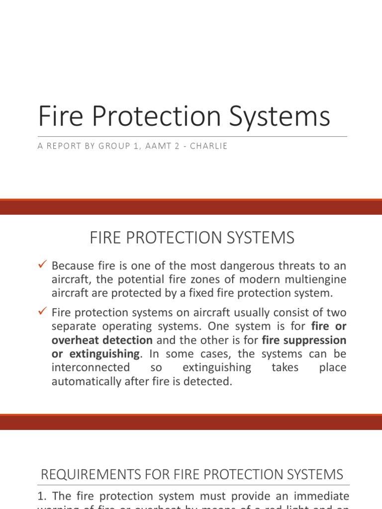 Aircraft Fire Protection Systems Overview | PDF | Thermocouple | Fires