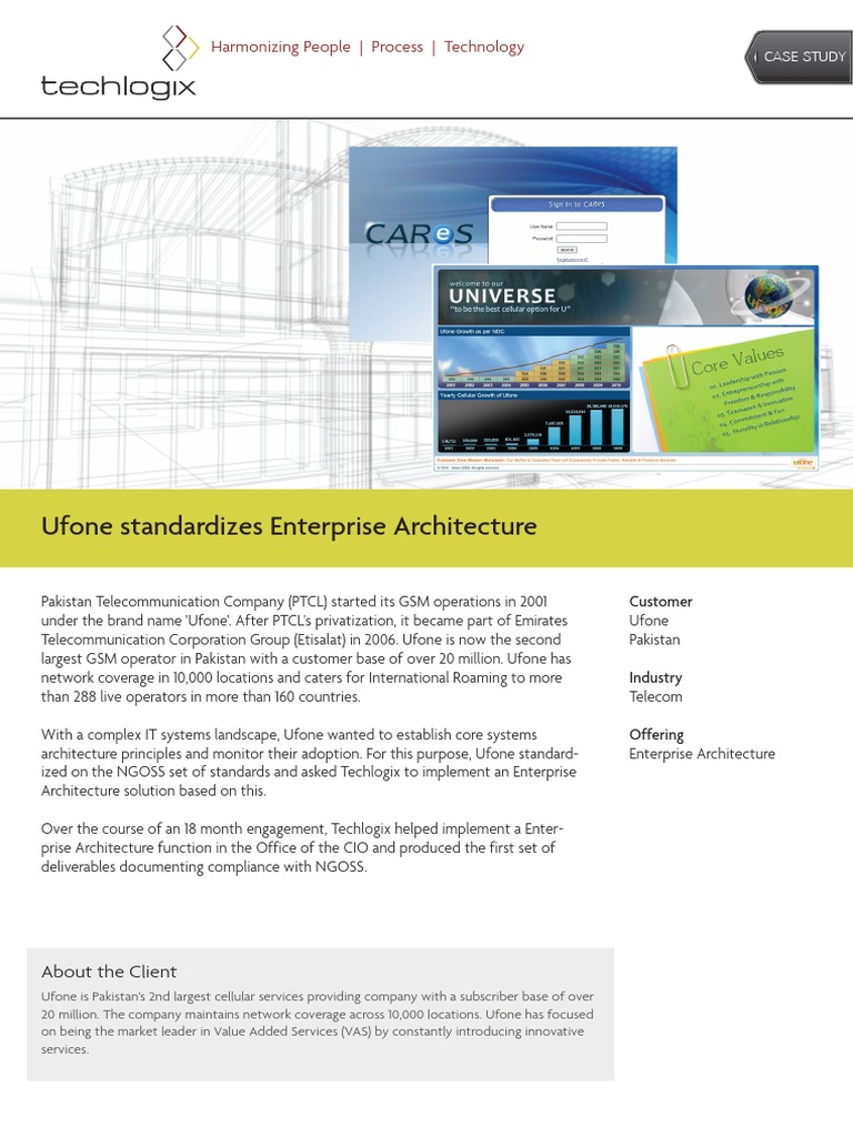 Case Study - Enterprise Architecture Ufone PDF | PDF | Enterprise ...