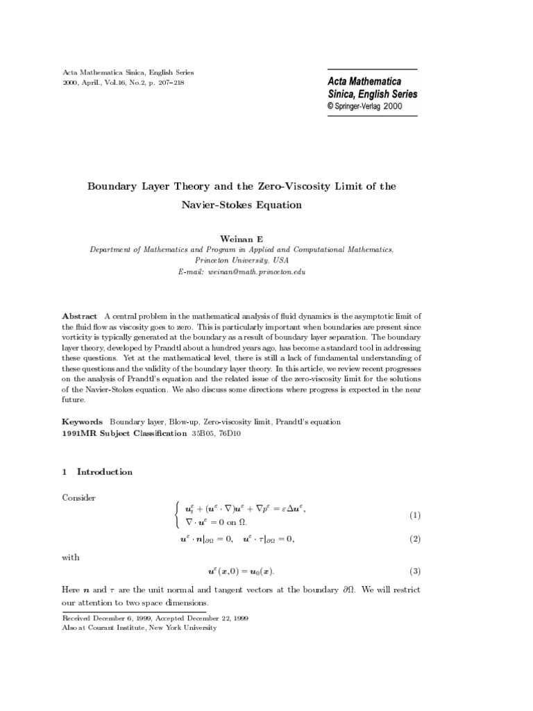 Boundary 2 | PDF | Boundary Layer | Navier–Stokes Equations