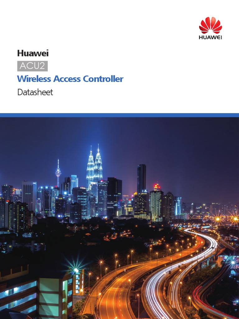 Huawei ACU2 Wireless Access Controller Datasheet | PDF | Wireless Lan ...