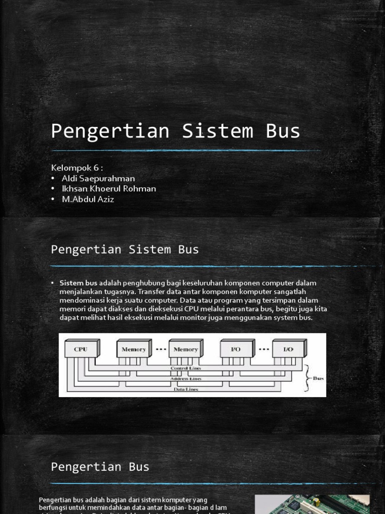 1.pengertian Sistem Bus | PDF