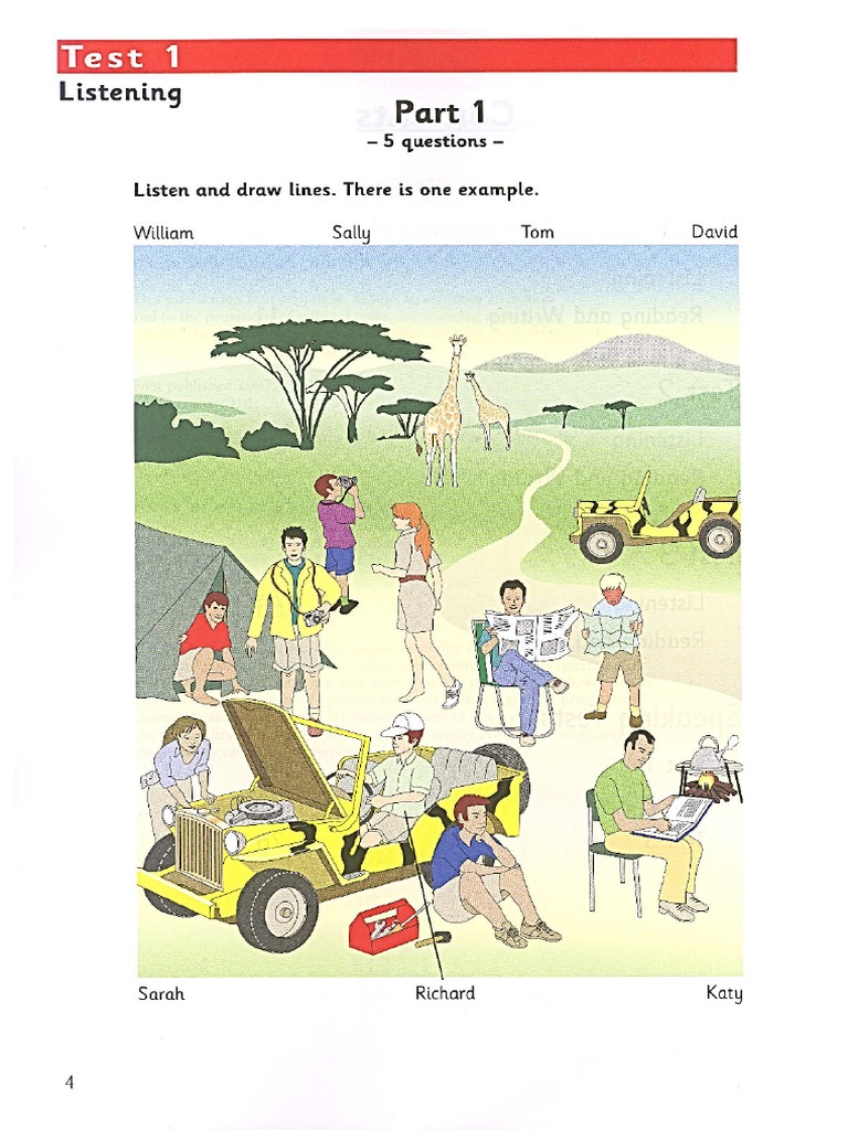 Flyers 5 Listening Test 1 | PDF