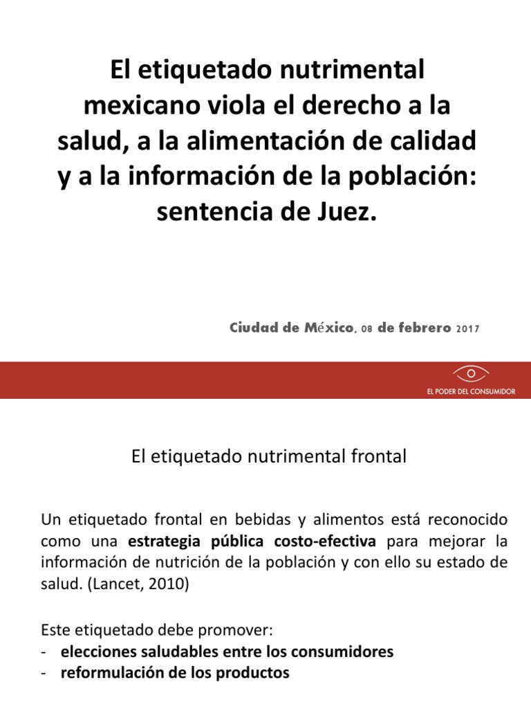Etiquetado Profeco | PDF | Azúcar | Dieta y nutrición