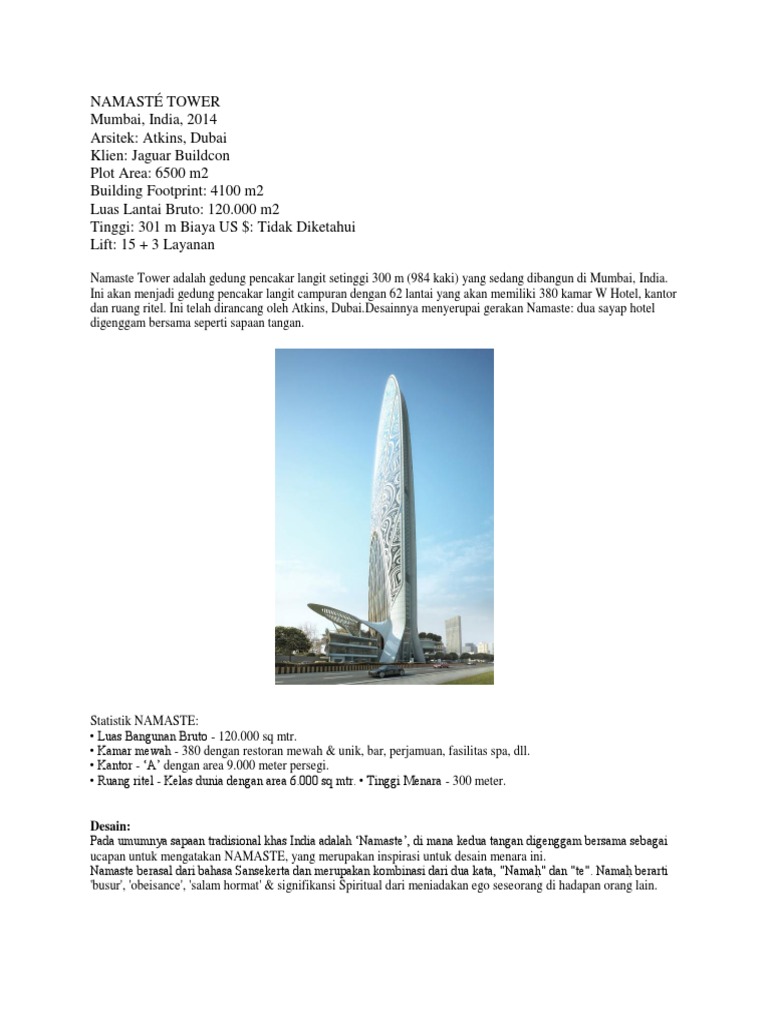 Namasté Tower | PDF