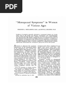 Greene Climacteric Scale for Menopause | PDF | Lifestyle