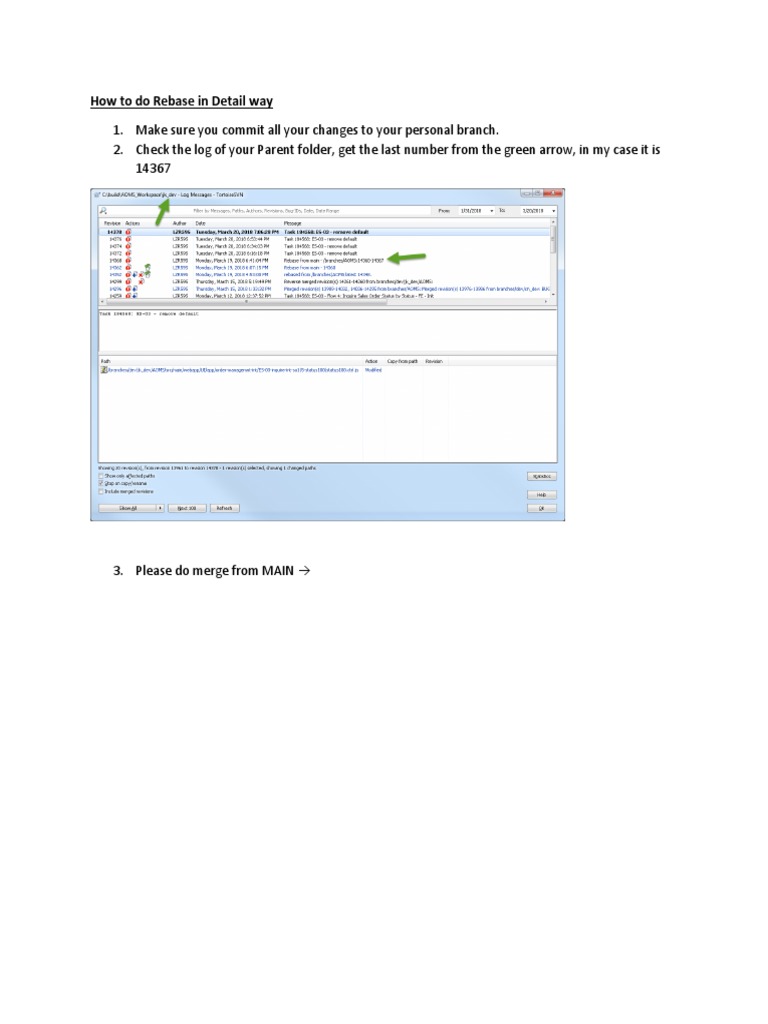 How To Do Rebase in Detail Way | PDF
