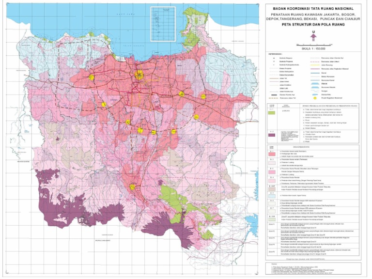 Peta Struktur Dan Pola Ruang | PDF