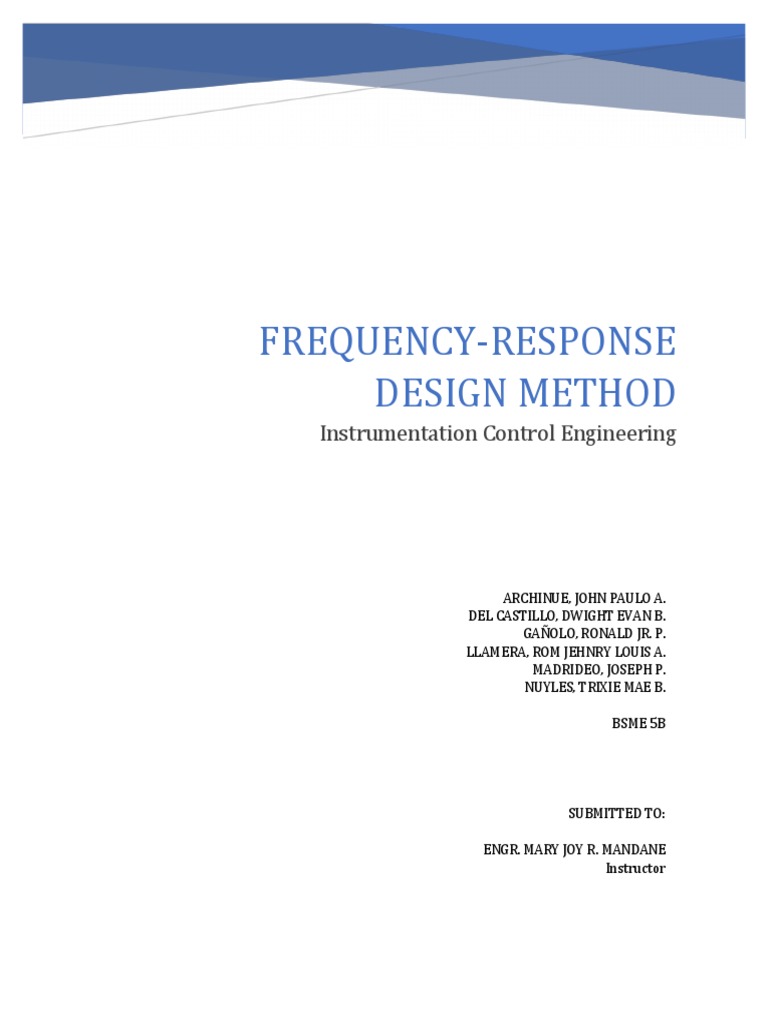 Frequency-Response Design Method Hand-Out | Download Free PDF | Fourier ... Frequency-Response Design Method Hand-Out | Download Free PDF | Fourier ...