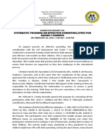 Parent Orientation Narrative Report | PDF | Teachers | Learning