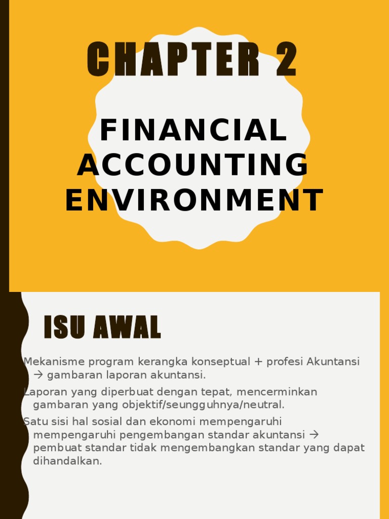 CHAPTER 2 Financial Reporting Environment | PDF