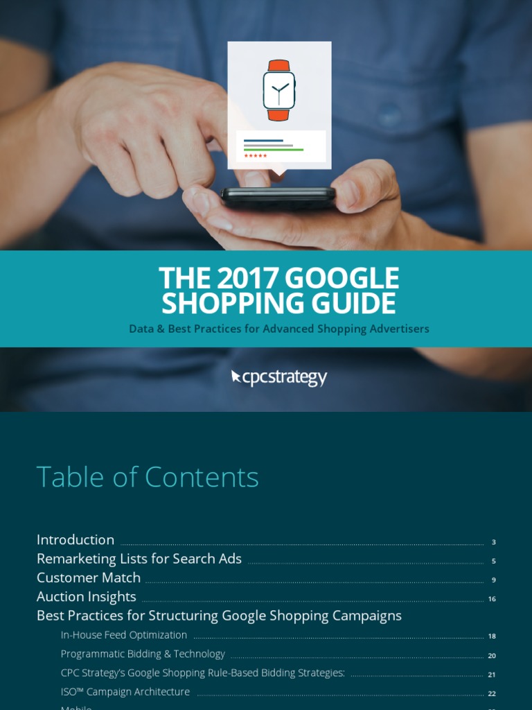 2017 Google Shopping Guide Rev | PDF | Cyber Monday | Advertising