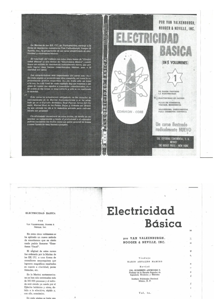 Electricidad Básica Vol.1 (Valkenburgh) PDF | PDF