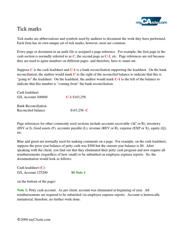 22 Tickmarks | PDF