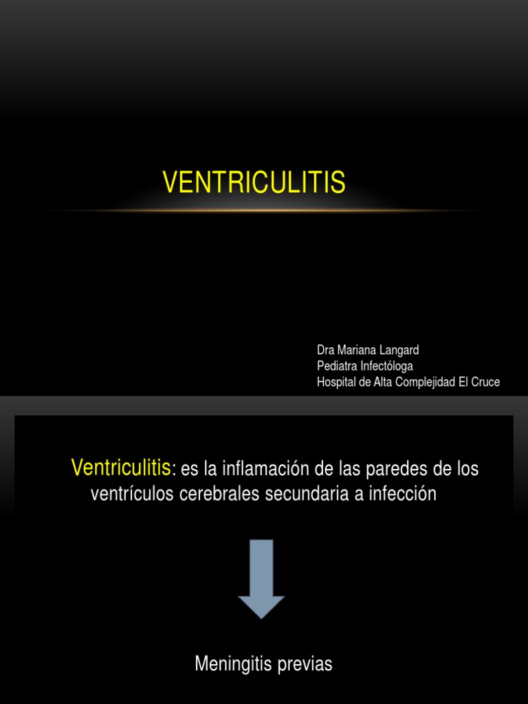 Ventriculitis | PDF | Meningitis | Especialidades Medicas