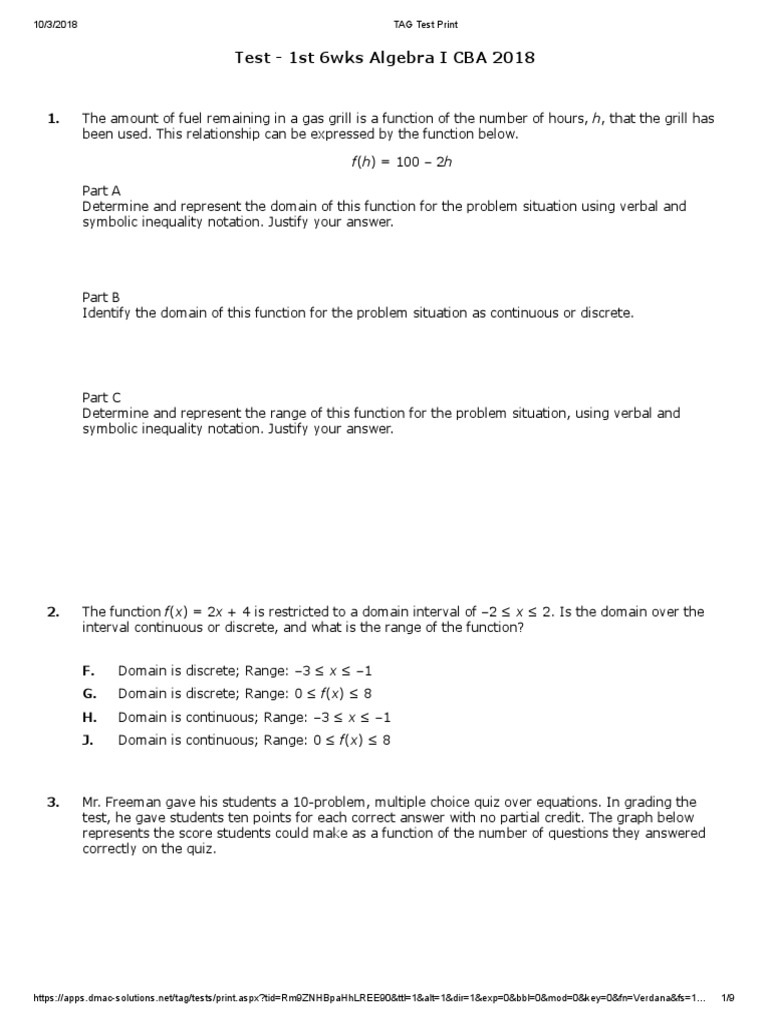 Algebra | PDF | Function (Mathematics) | Equations