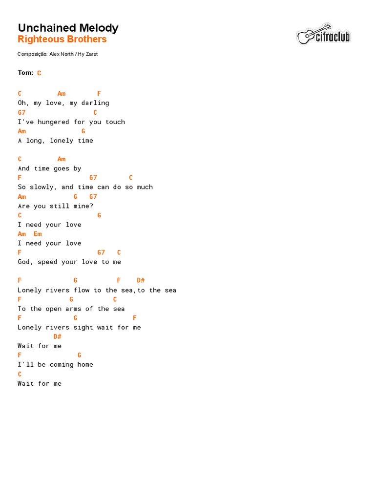 Righteous Brothers - Unchained Melody | PDF