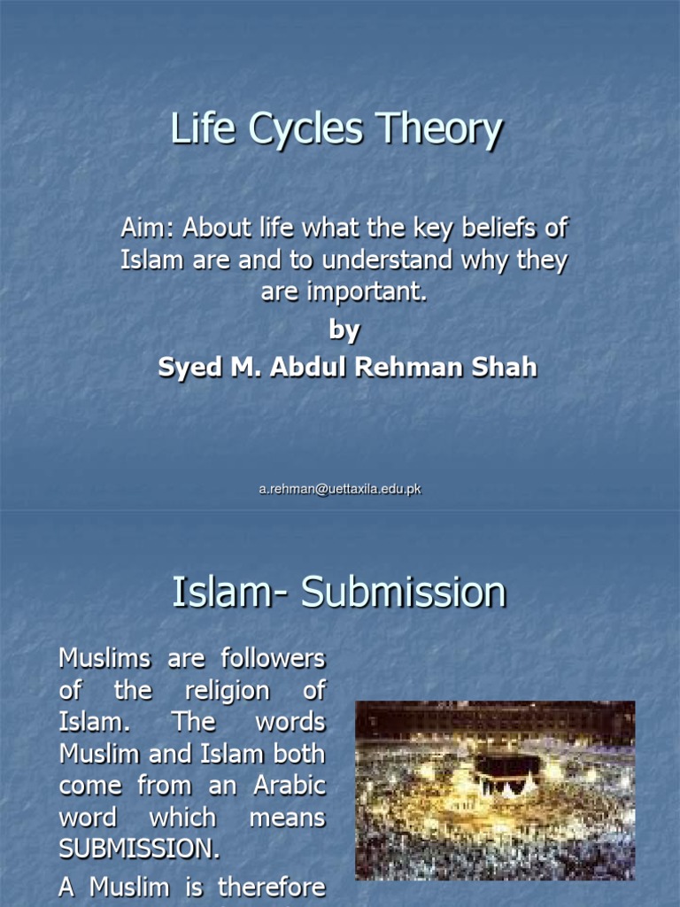 1.life Cycles Theory | PDF | Allah | God In Islam