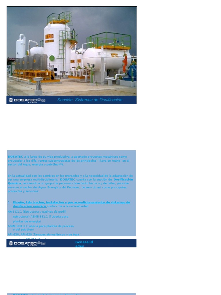 Presentacion Dosatec | PDF | Software | Diseño