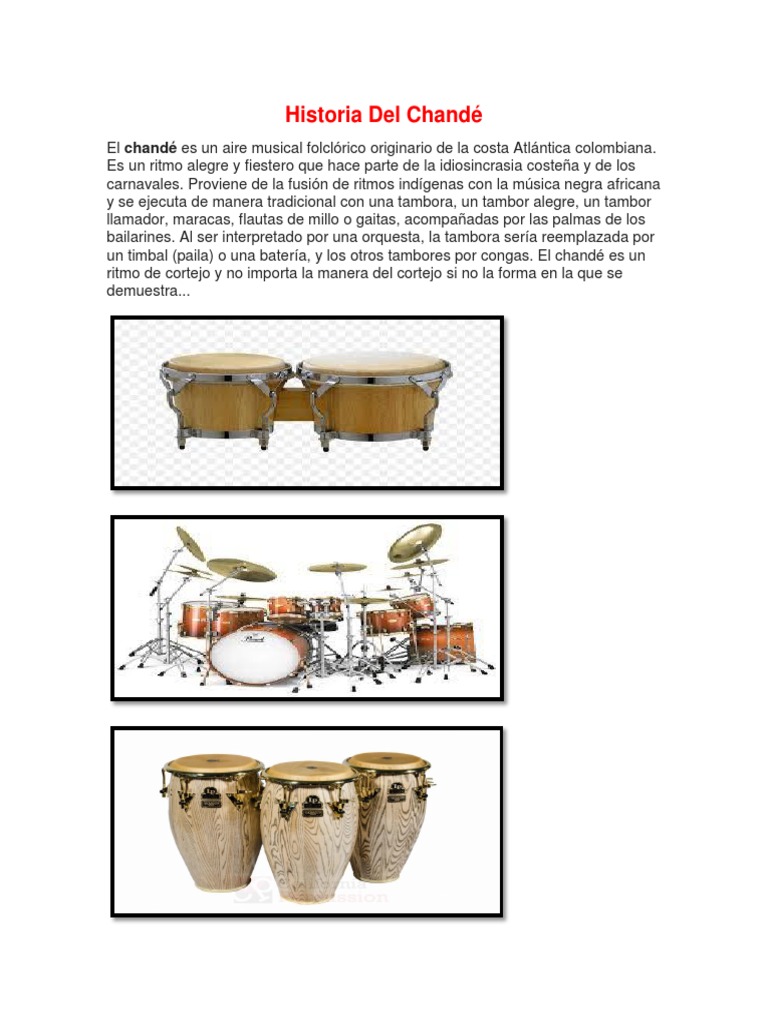 Historia y Ritmo del Chandé | PDF | Carnaval | Las artes escénicas