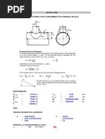 Nozzle Evaluation - Tank API 650 | PDF