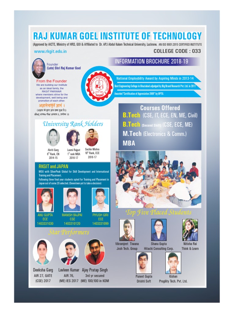 RKGIT B.Tech Fee Structure and Highlights | PDF | Amazon Web Services | Fee