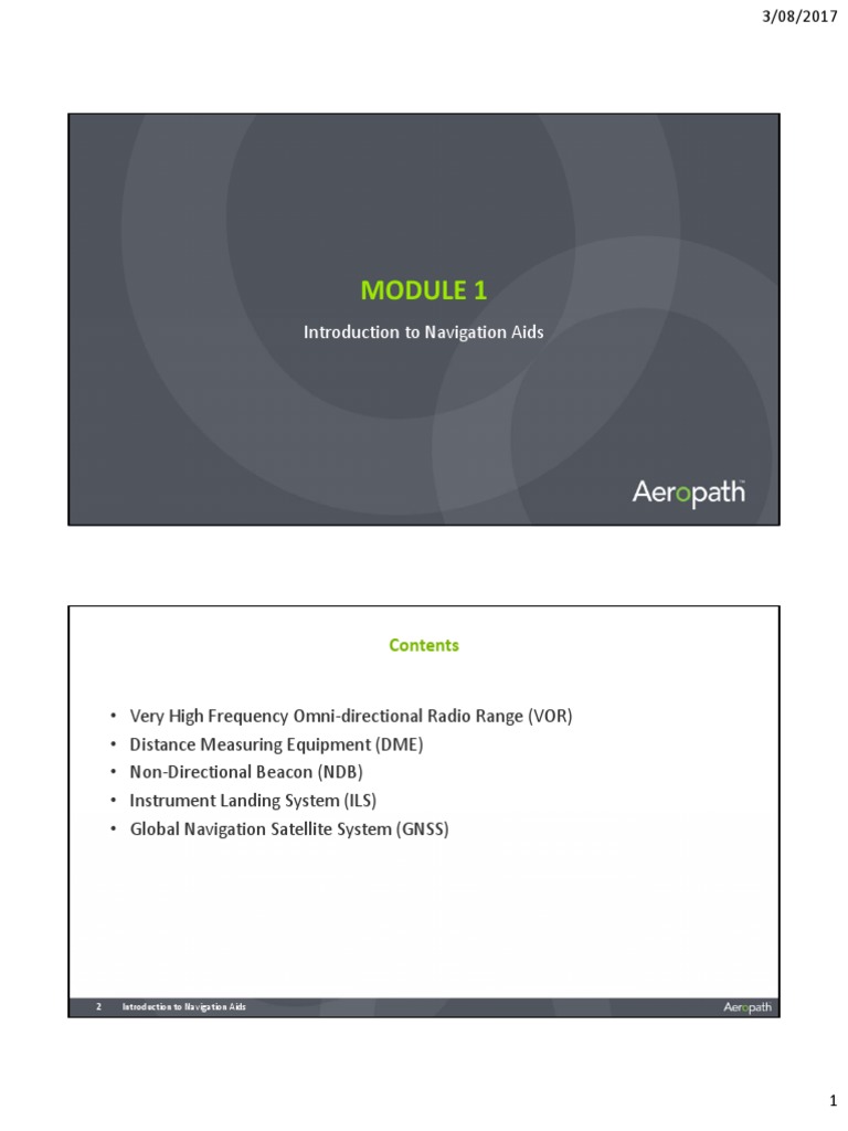 Introduction To Navaids | PDF | Navigation | Broadcasting