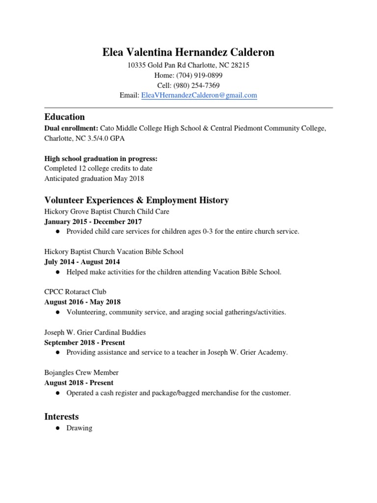 E-Portfolio Resume 3 | PDF