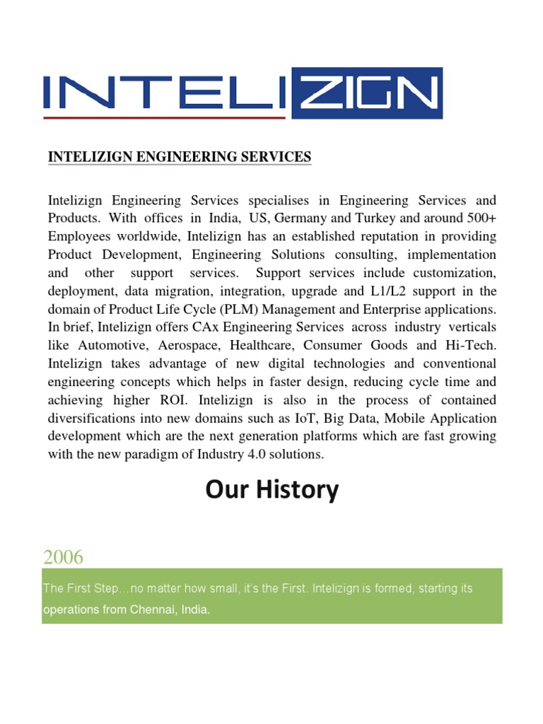 Intelizign Engineering Services Overview | PDF | Product Lifecycle ...