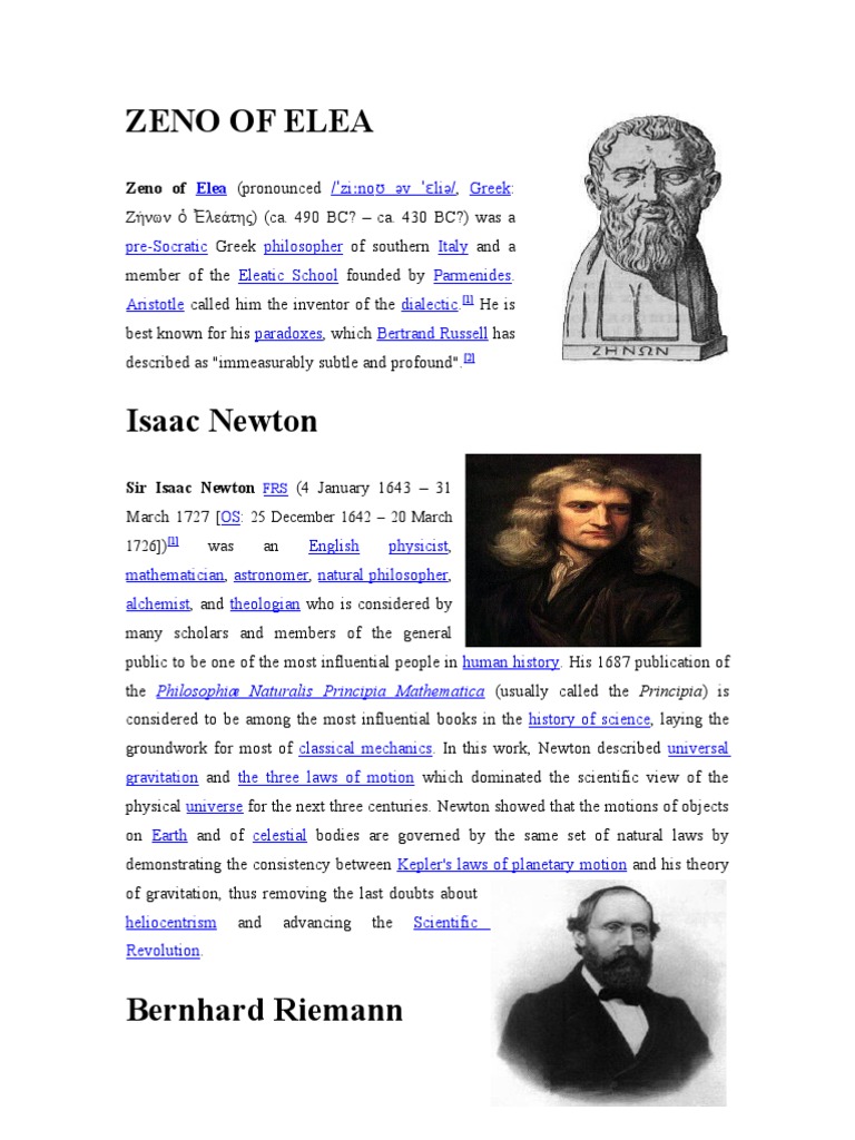 The Great Mathematicians | PDF | René Descartes | Teaching Mathematics