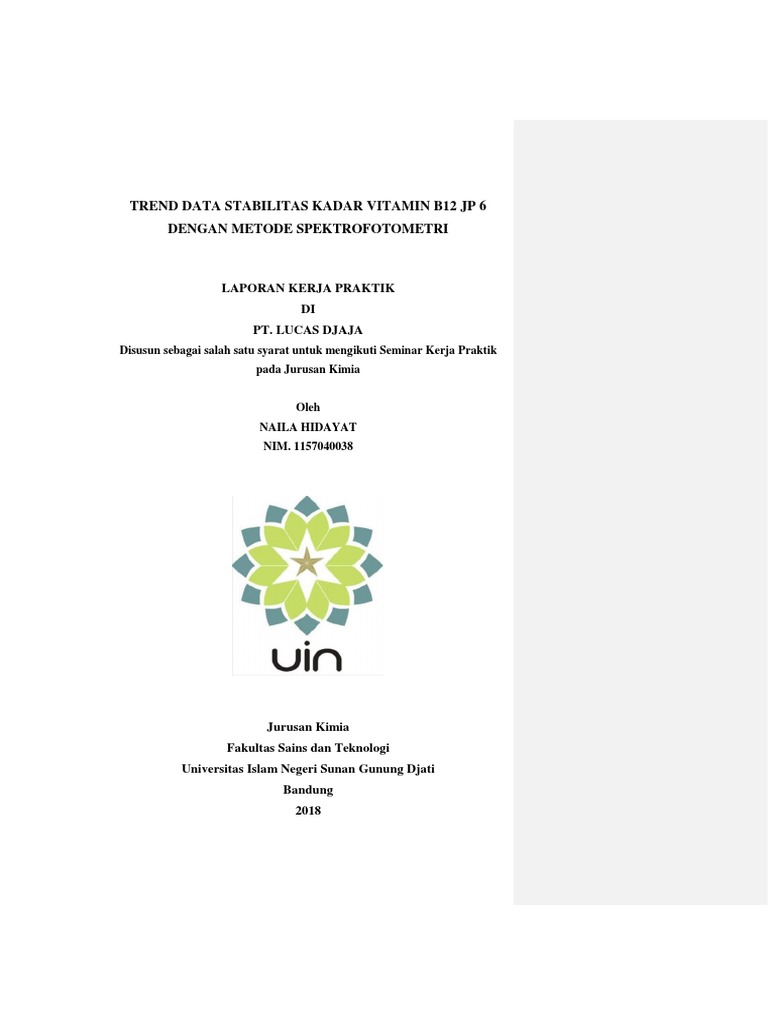 Laporan Kerja Praktik PT Lucas Djaja | PDF