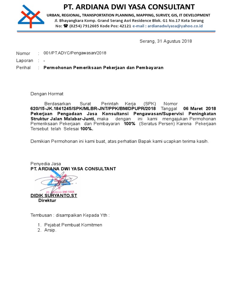Kop Surat Ardiana | PDF