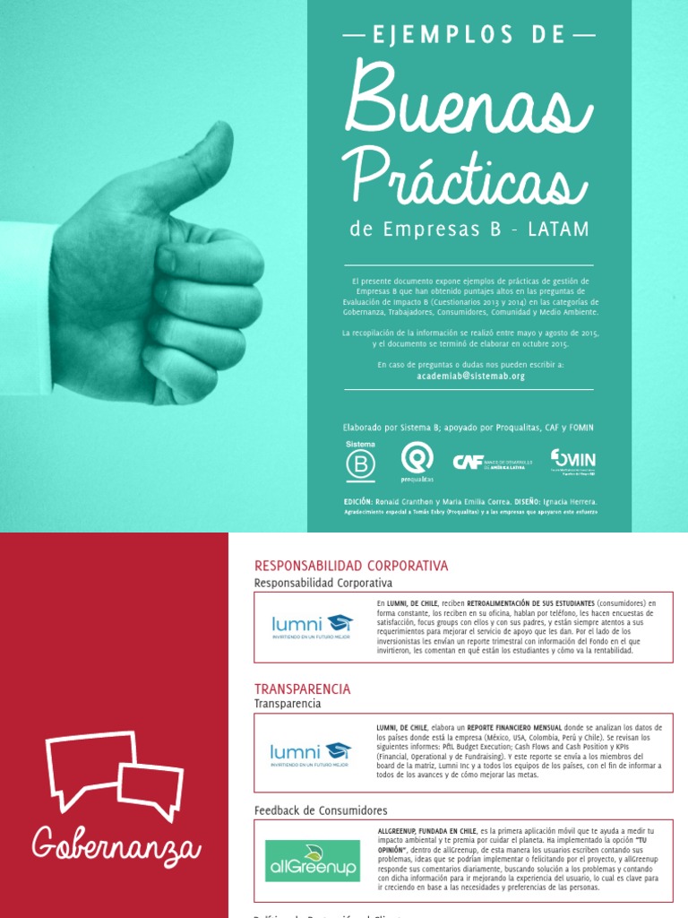 Buenas Practicas EmpresasB LATAM Español | PDF | Reciclaje | Residuos