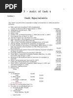 Audit of Cash Test Banks | PDF | Transaction Account | Cheque
