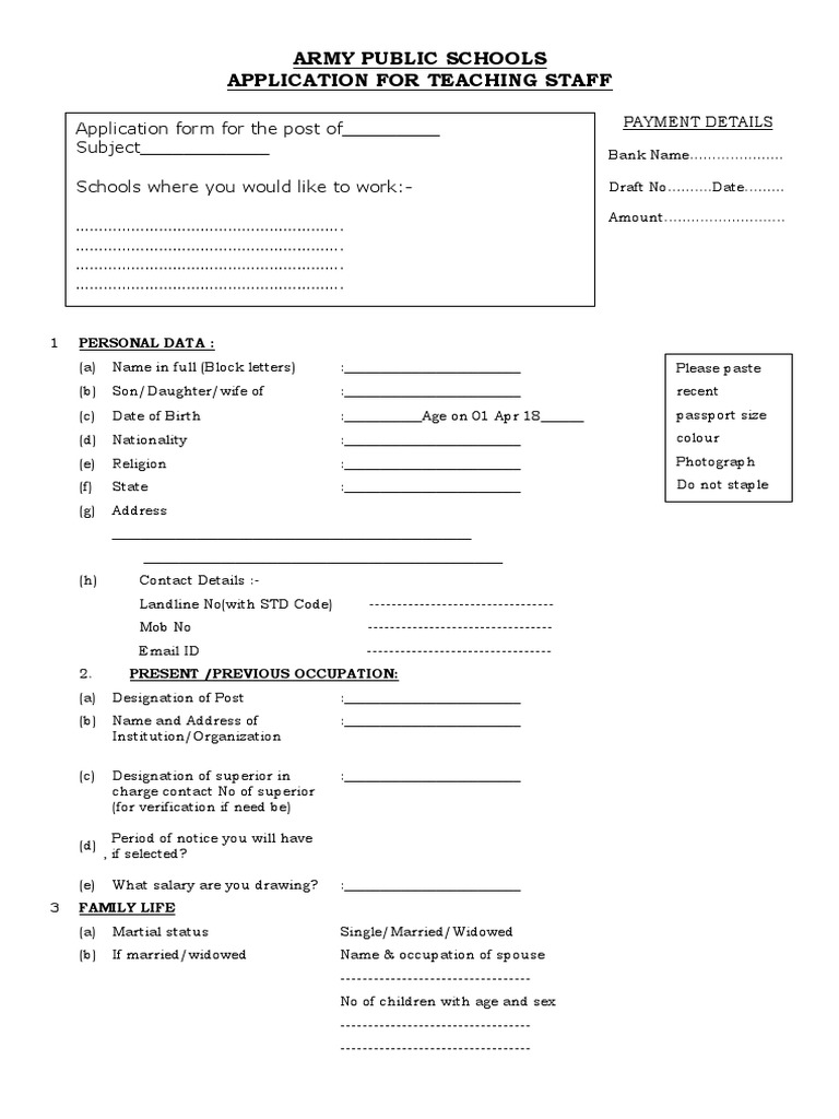 Application Form CSB | PDF | Behavior Modification