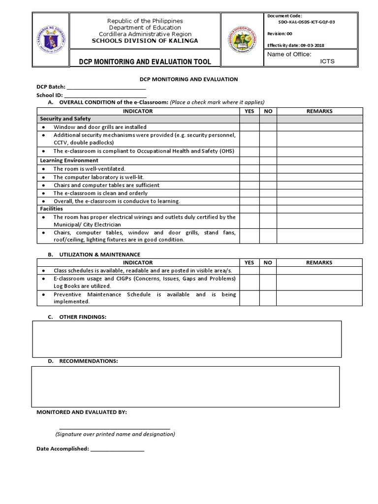 DCP Monitoring & Evaluation Tool Final.docx