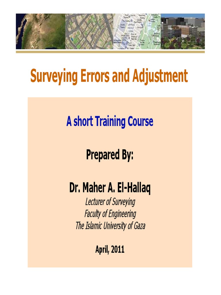 Surveying Errors and Adjustment | PDF | Observational Error | Surveying