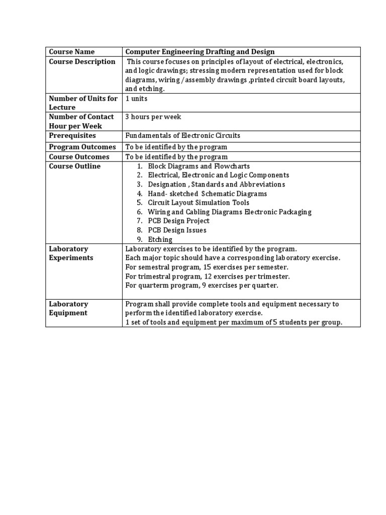 Computer Engineering Drafting and Design | PDF