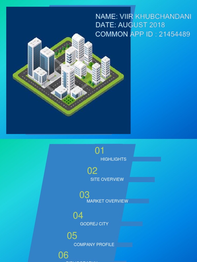 Project Report On The Feasibility of A Township Project | Download Free ...