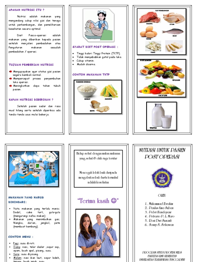 Nutrisi Pasca-Operasi untuk Pemulihan | PDF