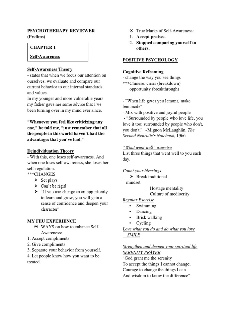 Psychotherapy Prelims Reviewer | PDF | Counseling Psychology ... Psychotherapy Prelims Reviewer | PDF | Counseling Psychology ...