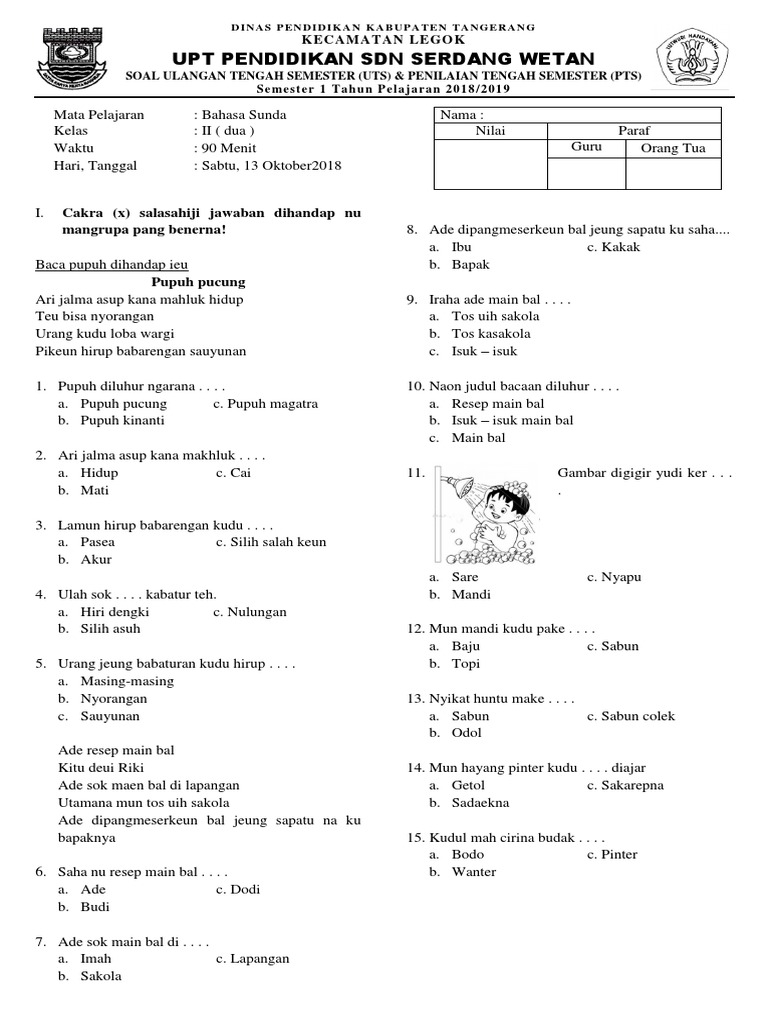 Bahasa Sunda Kelas 2 Pdf
