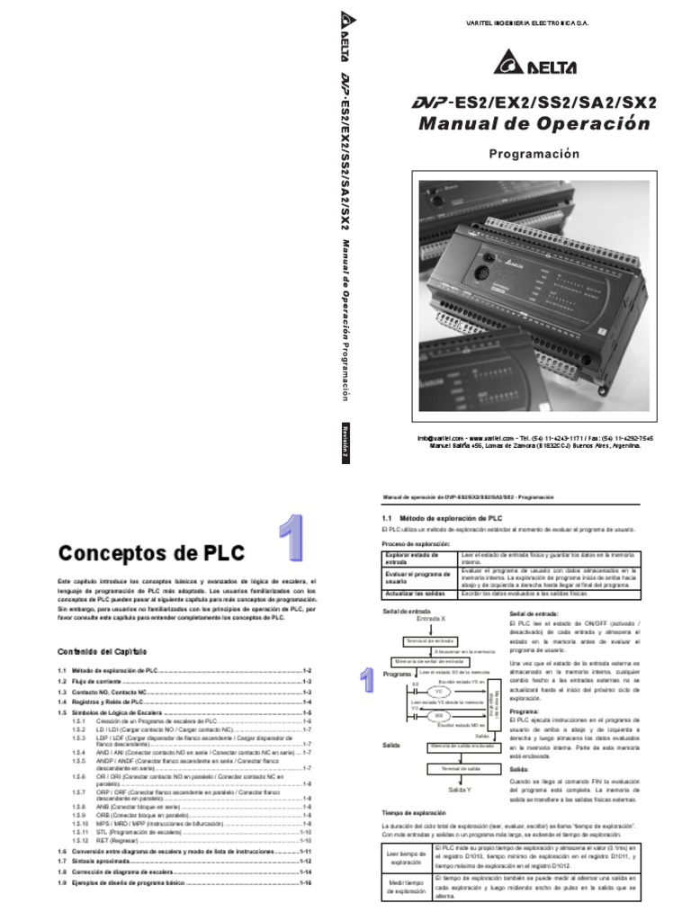 PLC Delta | PDF | Programa de computadora | Programación