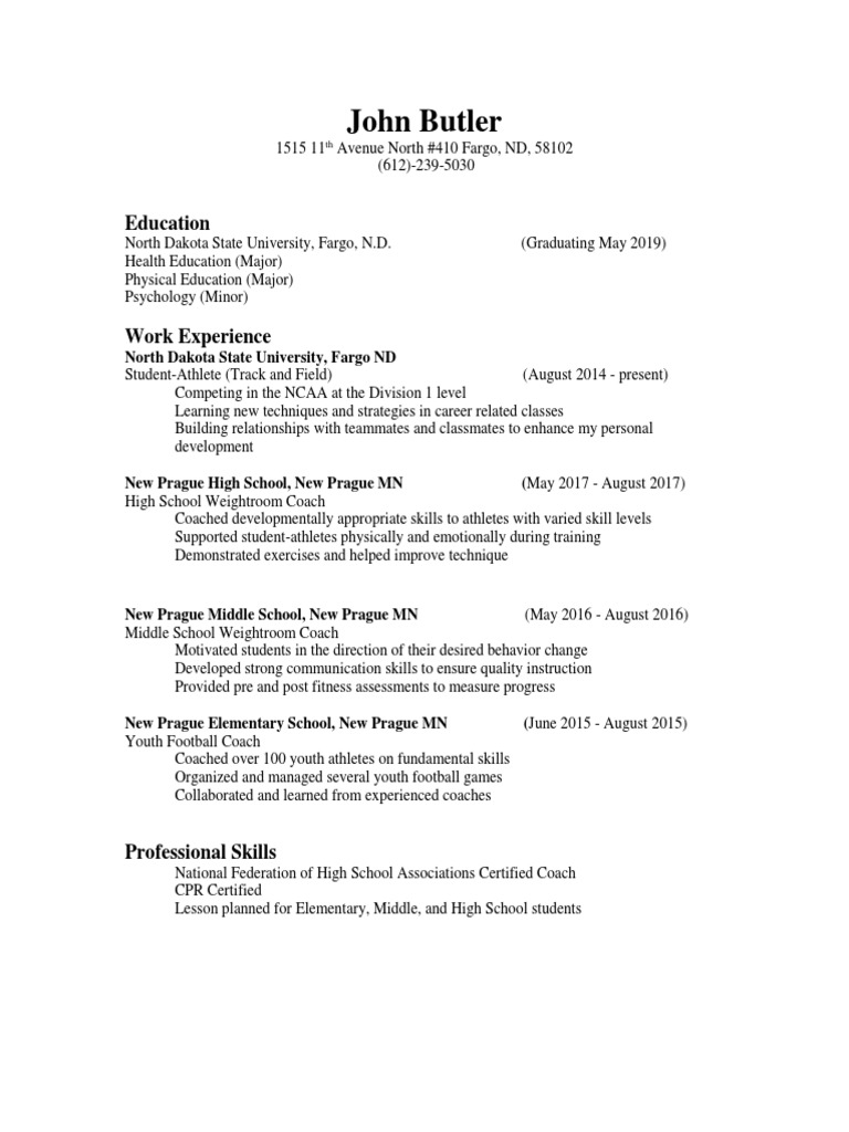 Basic Resume Final | PDF